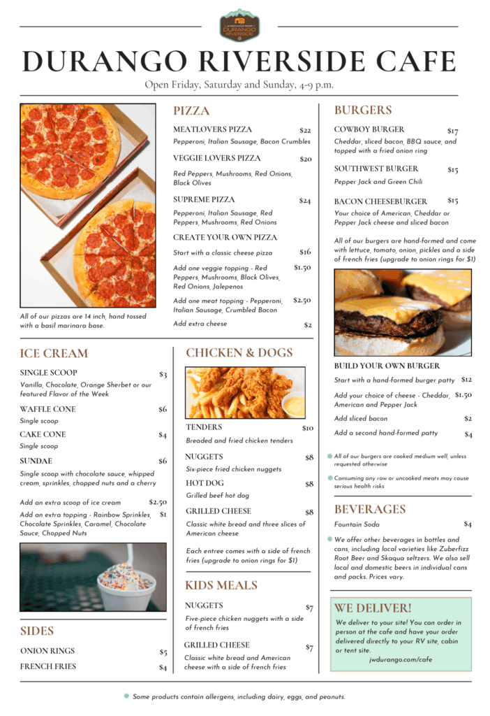 Cafe | JW Destinations Resort | Durango, CO