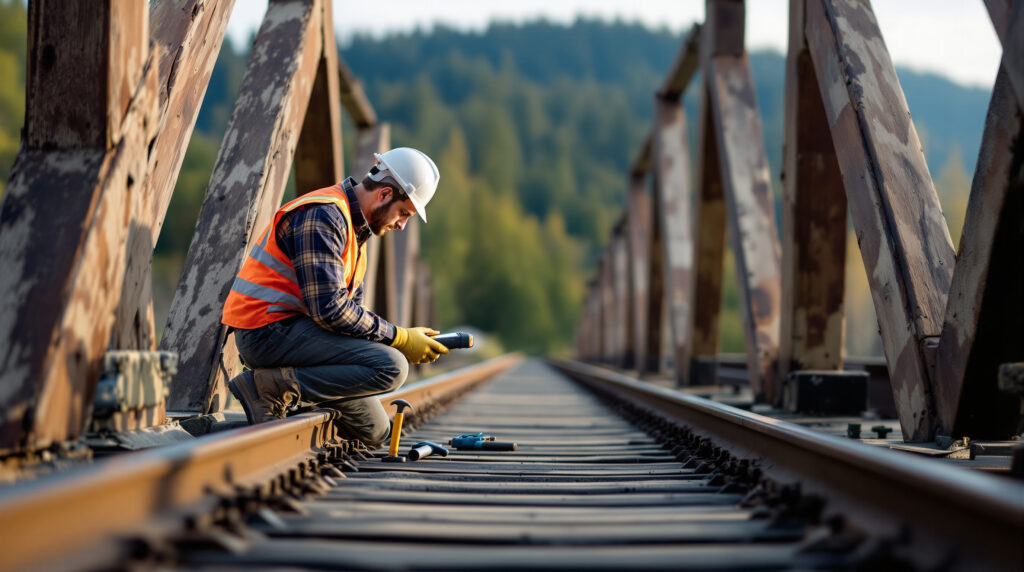 How D&SNG Safeguards Wooden Trestles: Tools, Timber, Tactics - JW ...